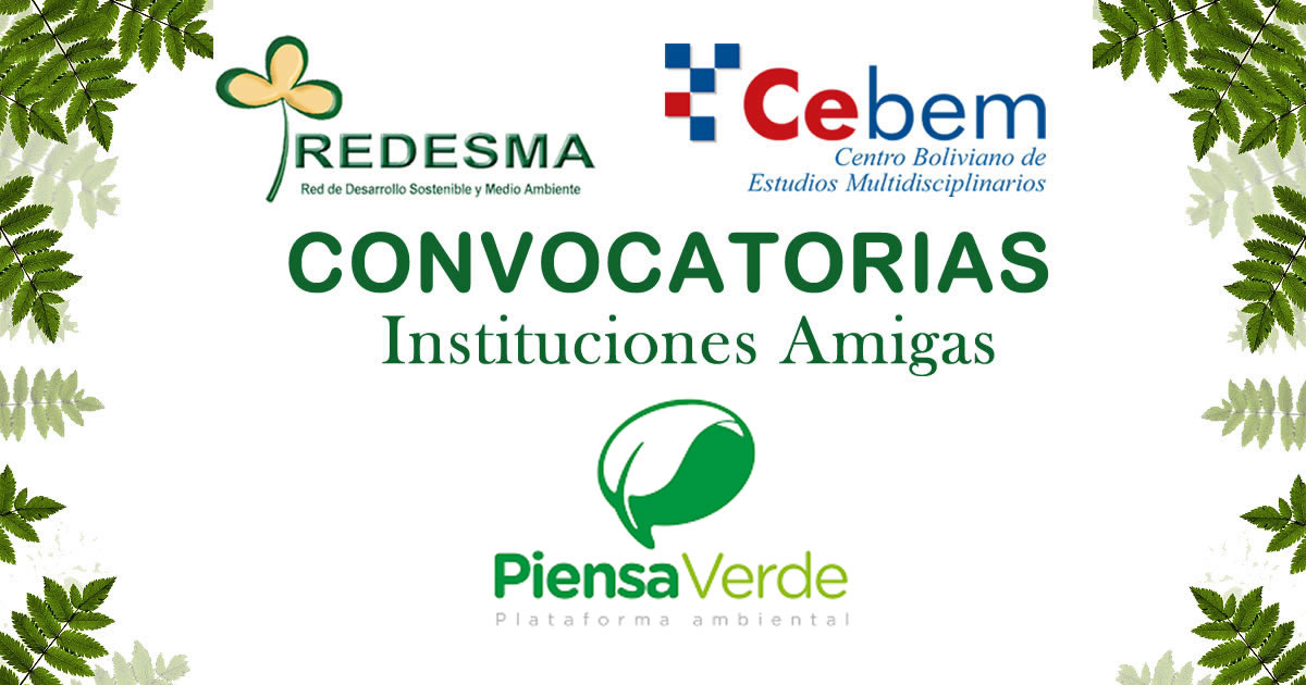 PIENSA VERDE: Invita organizaciones de la sociedad civil con objetivos ...